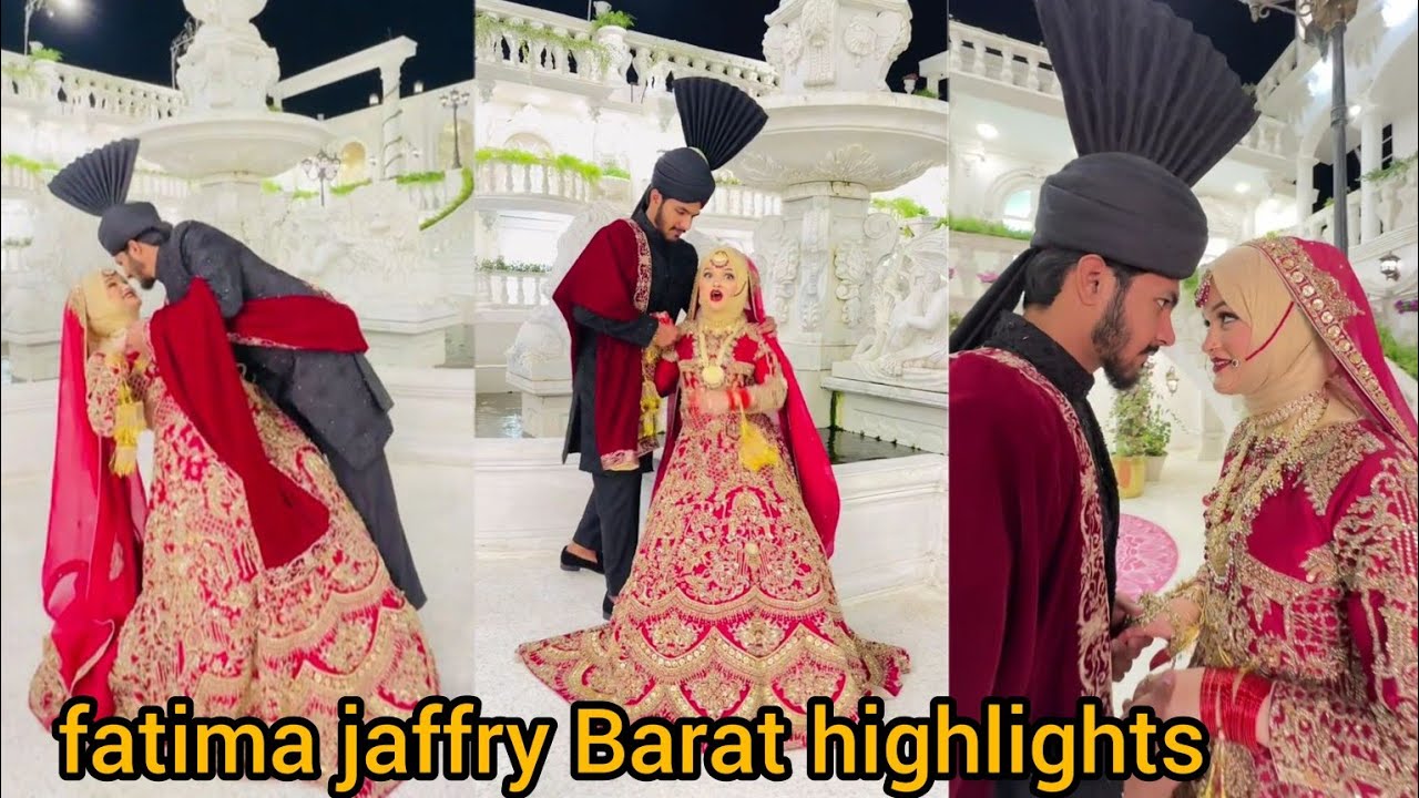 fatima jaffry and shabbar jaffry barat highlights - YouTube