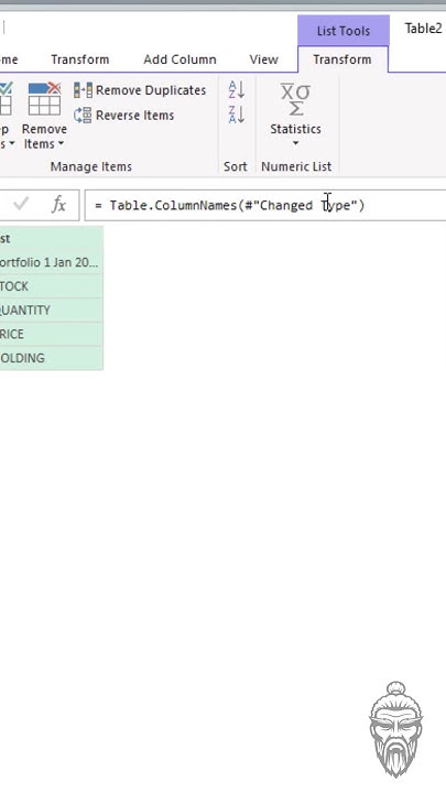 Power Query - Rename Column by Position - YouTube