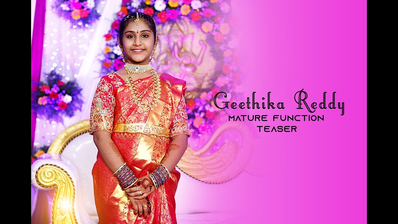 GEETHIKA REDDY MATURE FUNCTION TEASER - YouTube