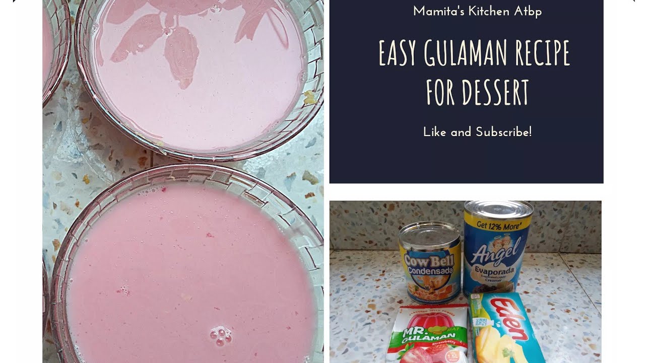 EASY GULAMAN RECIPE - YouTube