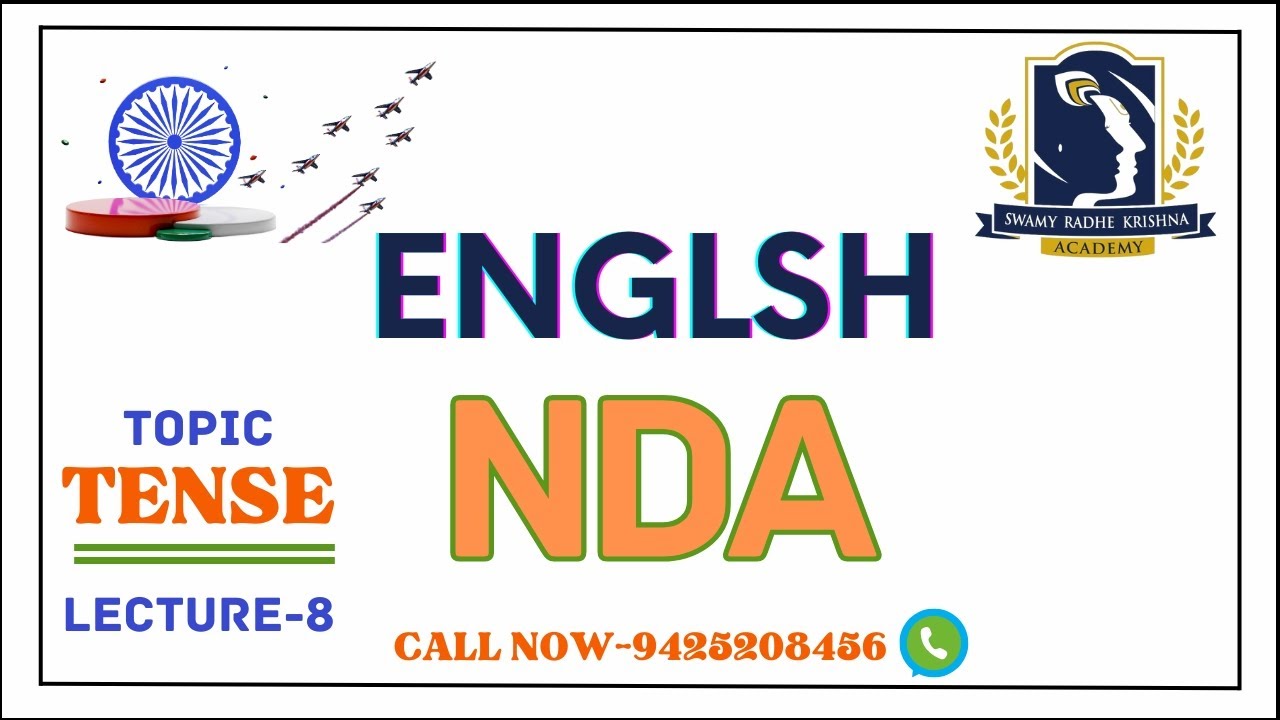 NDA English Lecture -8 || TENSE || SRK Academy - YouTube