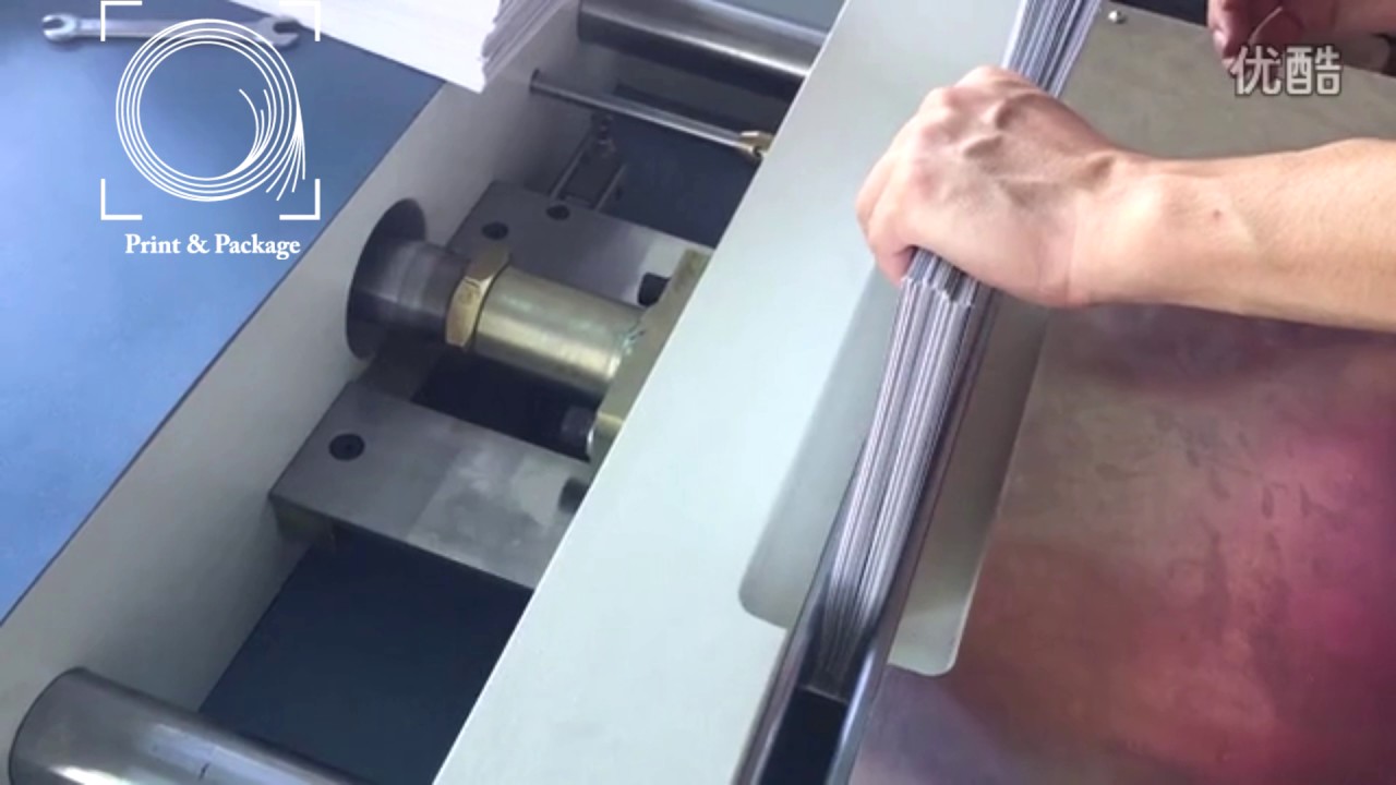 Гидравлический обжимной пресс для корешка книжного блока PR 480 - YouTube