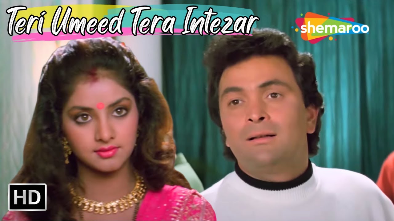 Teri Umeed Tera Intezar Karte Hain Part 2 | Divya, Rishi Kapoor Songs ...
