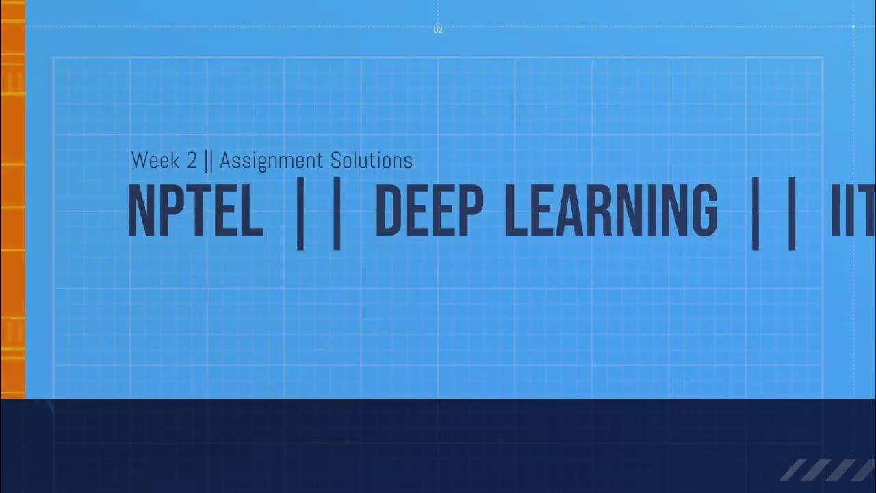 Week 2 Assignment Solutions || Deep Learning || IIT Ropar || NPTEL - YouTube
