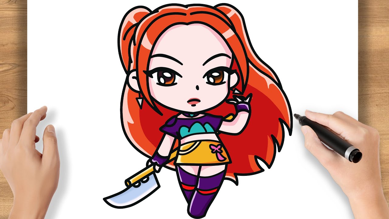 How to Draw Mira From Kpop Demon Hunters Easy | Cómo dibujar a Mira de ...