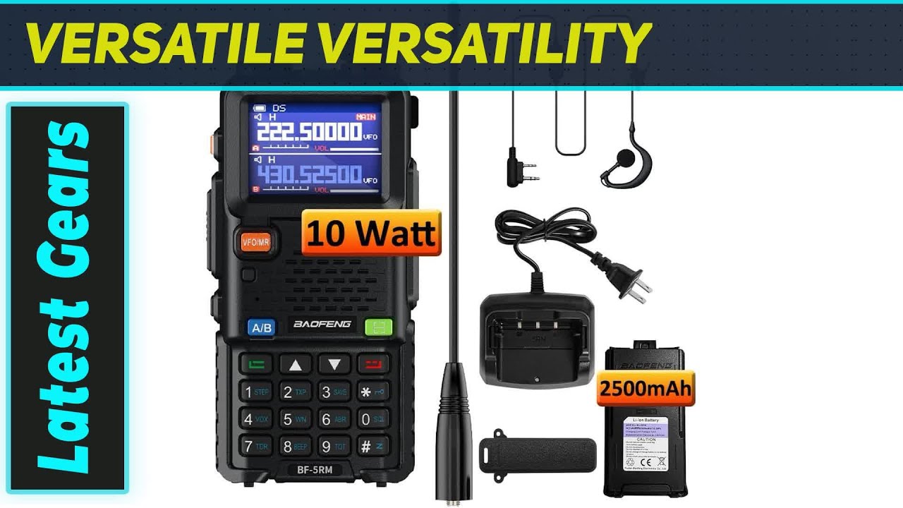 BAOFENG 5RM: Best Long Range Ham Radio? - YouTube