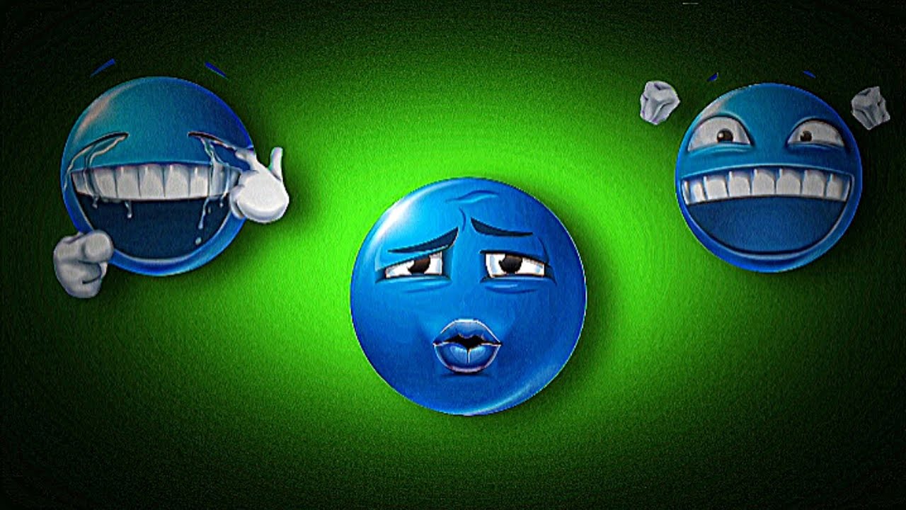 Green Screen three blue emojis Collab | Navi TV - YouTube