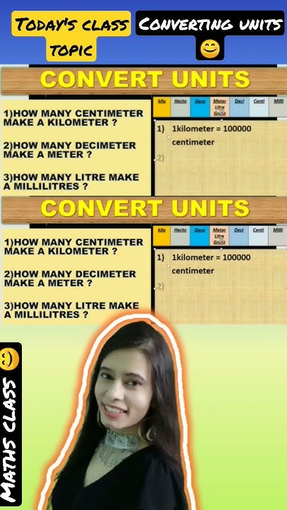 Today's class topic- converting units 😊 #subscribe #shortvideo #shorts #viral #trending# ...