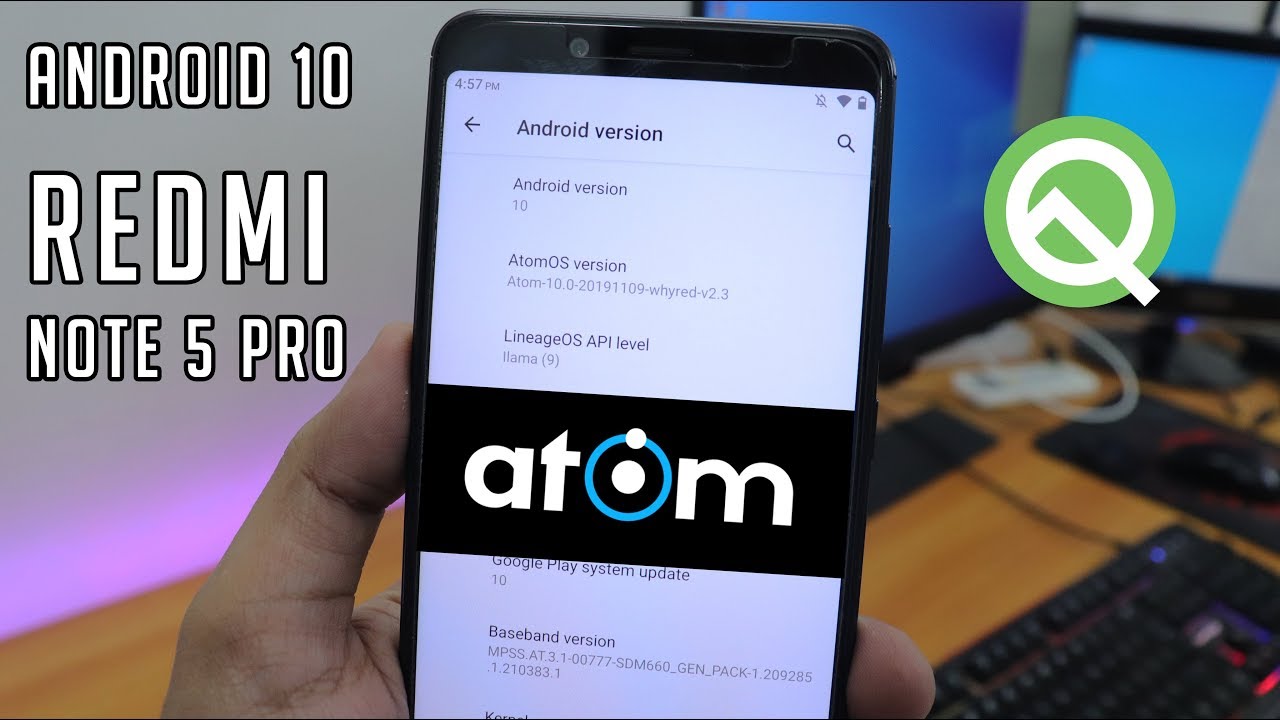 ATOM OS 10.0 On Redmi Note 5 Pro [09/11/2019] || Not Bad! - YouTube