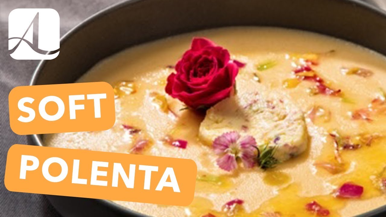 Soft Polenta with Orange and Flower Petal Butter - YouTube