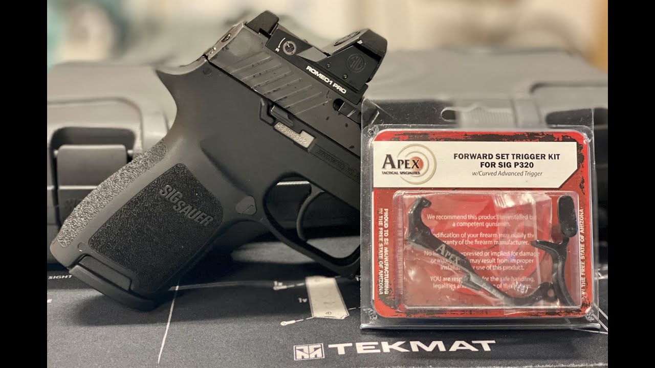 Sig Sauer P320 Compact RXP Apex Tactical Trigger Kit Unboxing & Install ...