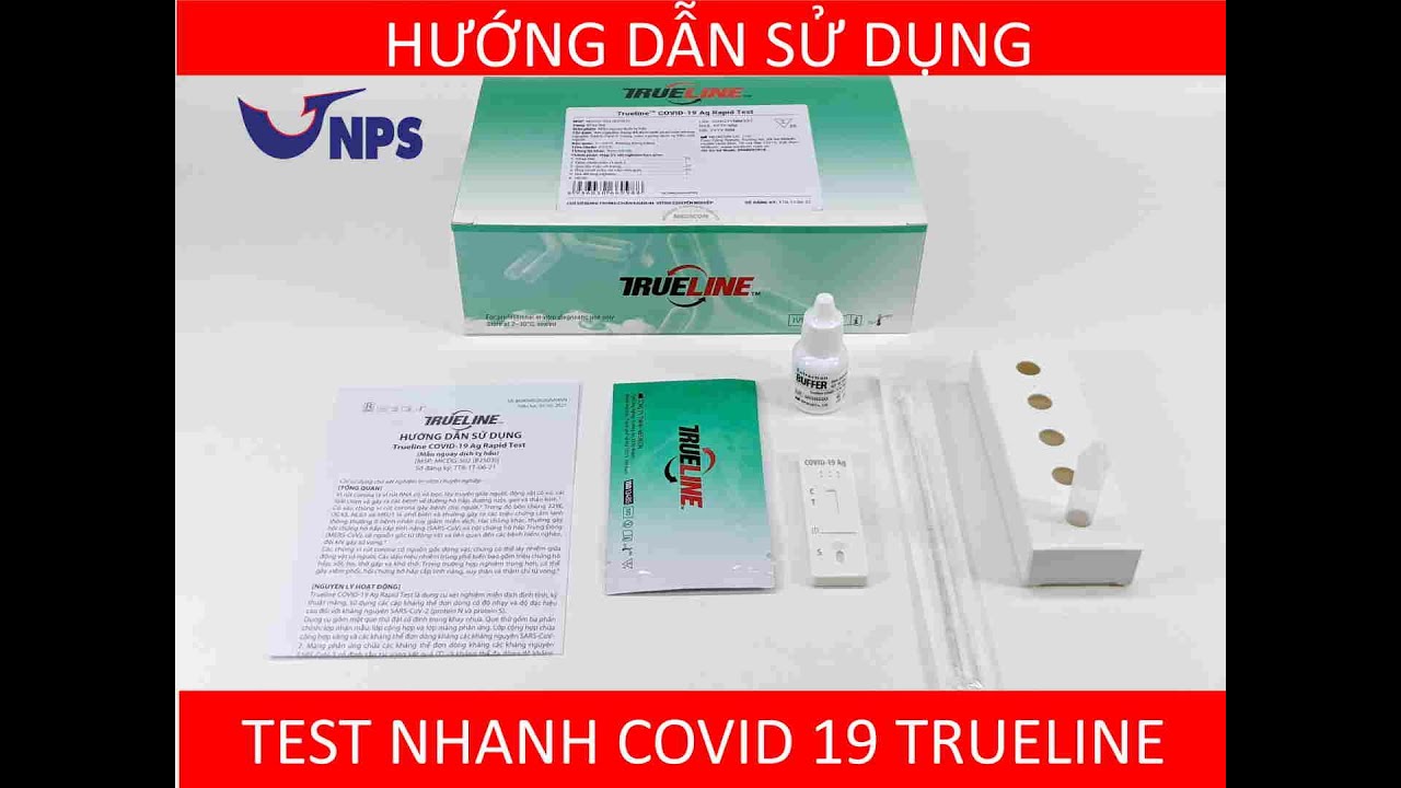 HƯỚNG DẪN SỬ DỤNG BỘ TEST NHANH COVID 19 TRUELINE - YouTube
