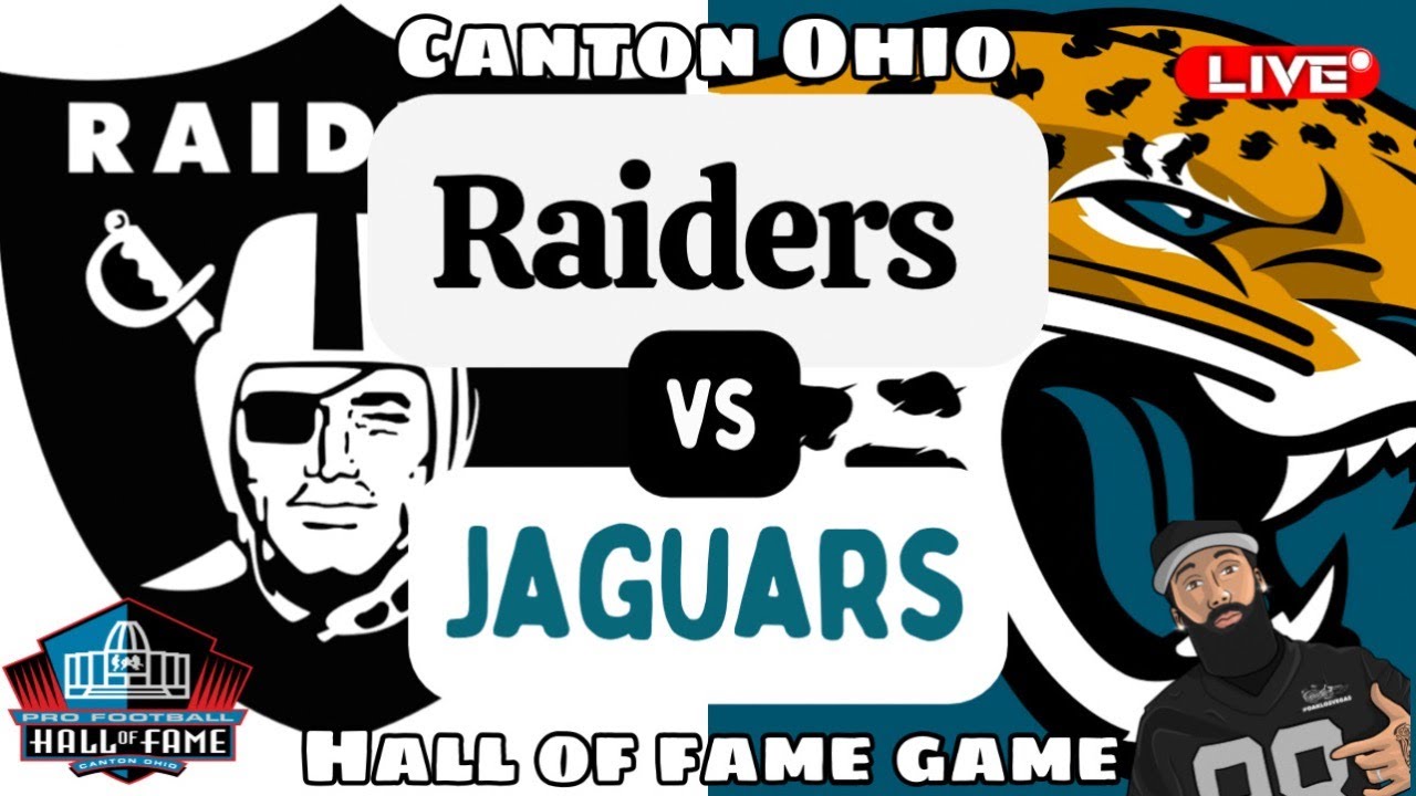 #Raiders Raiders Vs Jaguars Hall of Fame Game Livestream 🏴‍☠️Ft Wasted ...