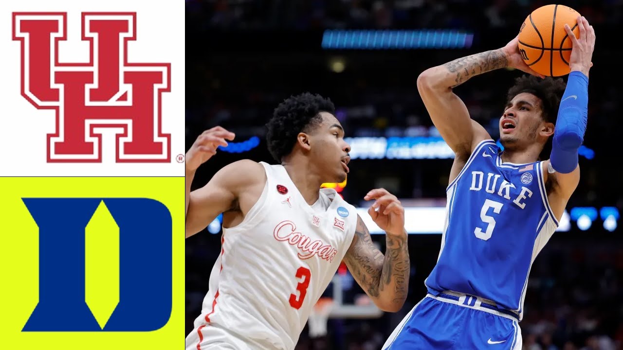 Houston Cougars VS Duke Blue Devils [ GAME 1st-Qtr] Apr 05,2025 Men's ...