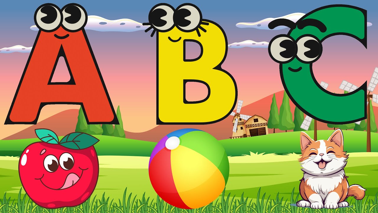 ABC Alphabet Song Fun Dancing Letters for Kids | Learn A to Z with ...