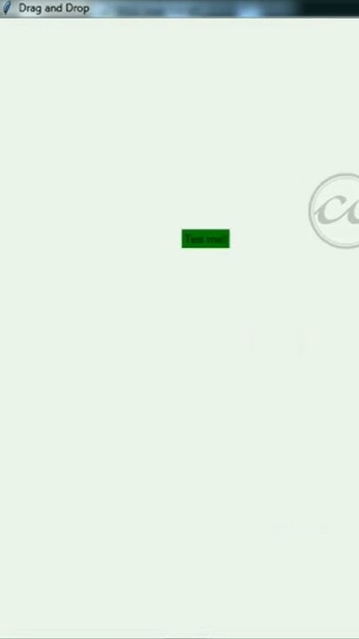 Drag And Drop Magic In Tkinter Python Shorts Coding Html Css Python Javascript Gui Like