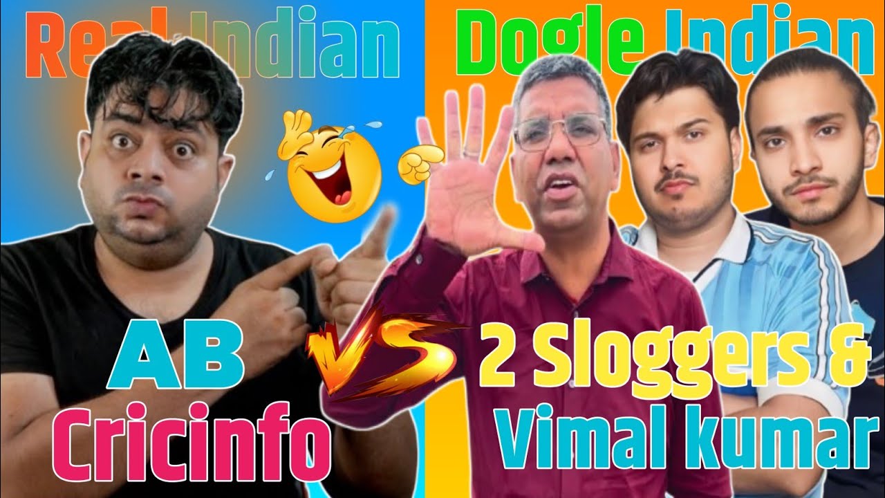 2 Sloggers & Vimal Kumar laugh on AB Cricinfo | AB Cricinfo Vs 2 Sloggers @ABCricinfo - YouTube