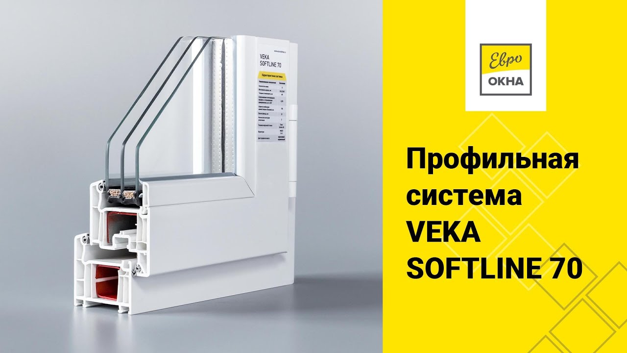 ПВХ-профиль VEKA Softline 70 - YouTube