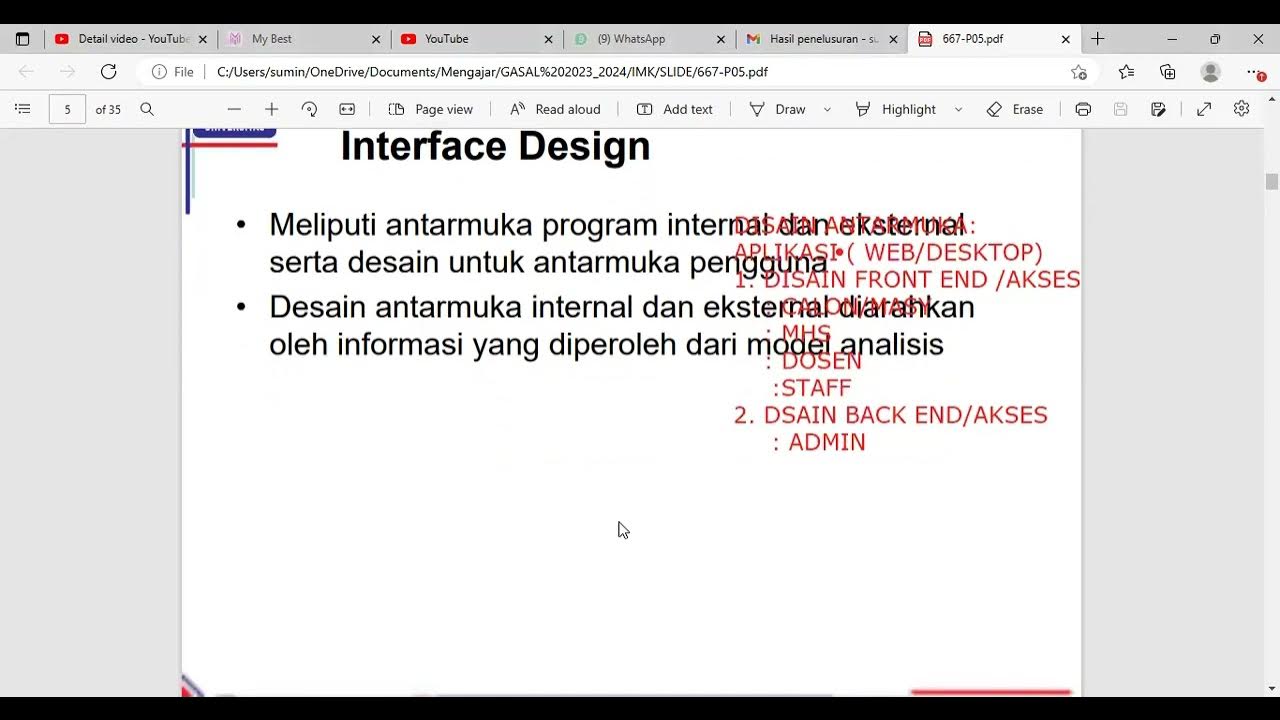PERTEMUAN 5 DESAIN INTERFACE - YouTube