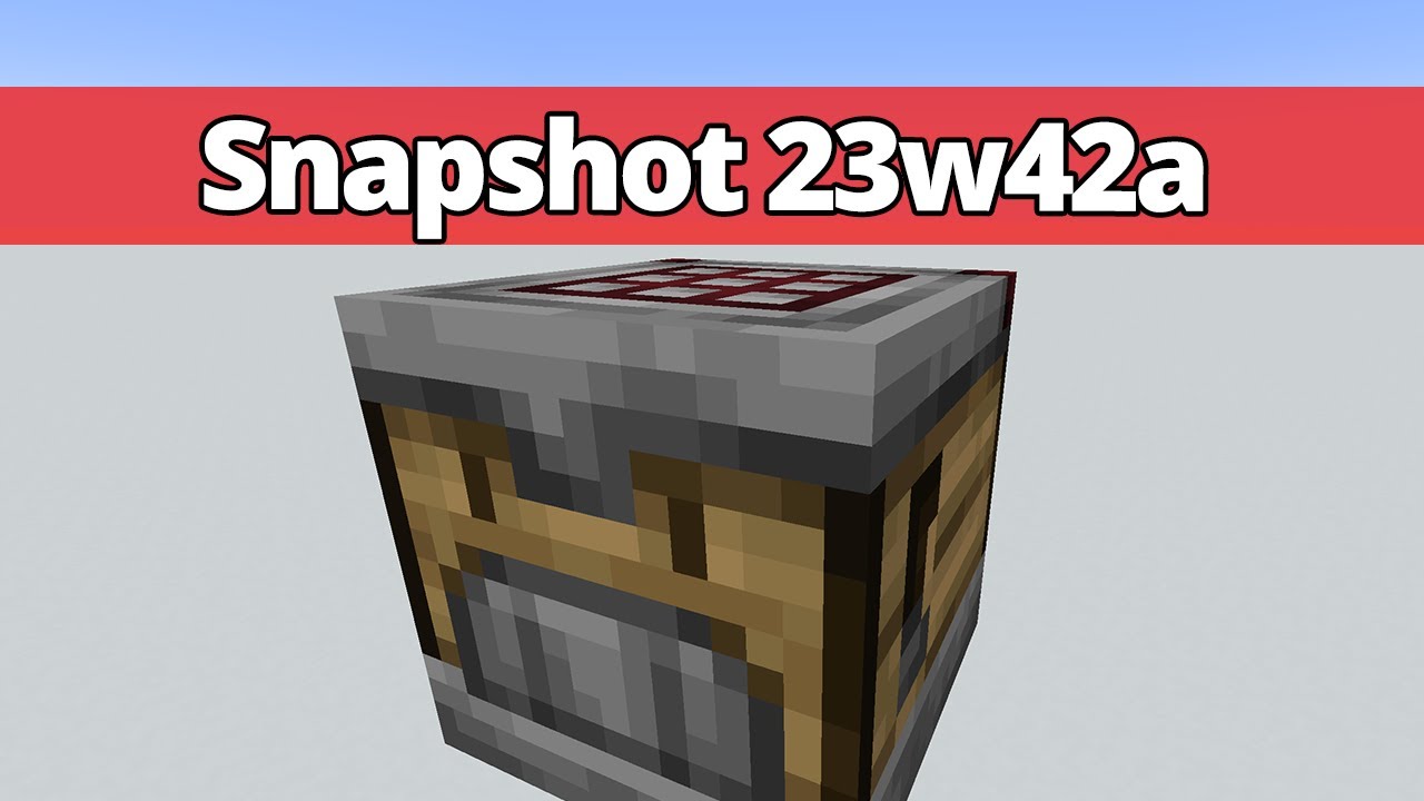Snapshot 23w42a – Ya están aquí los crafteos automatizados de la 1.21 ...