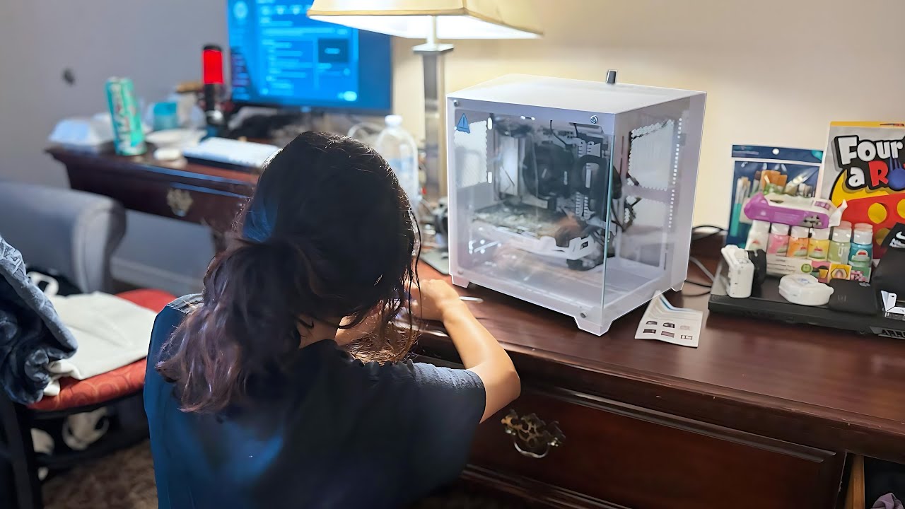building my girlfriend a gaming pc - YouTube