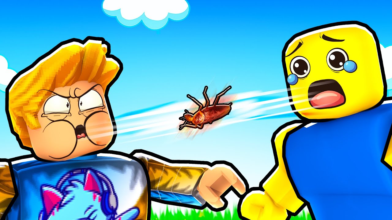 Noob VS Roblox Bug Blowing Simulator - YouTube