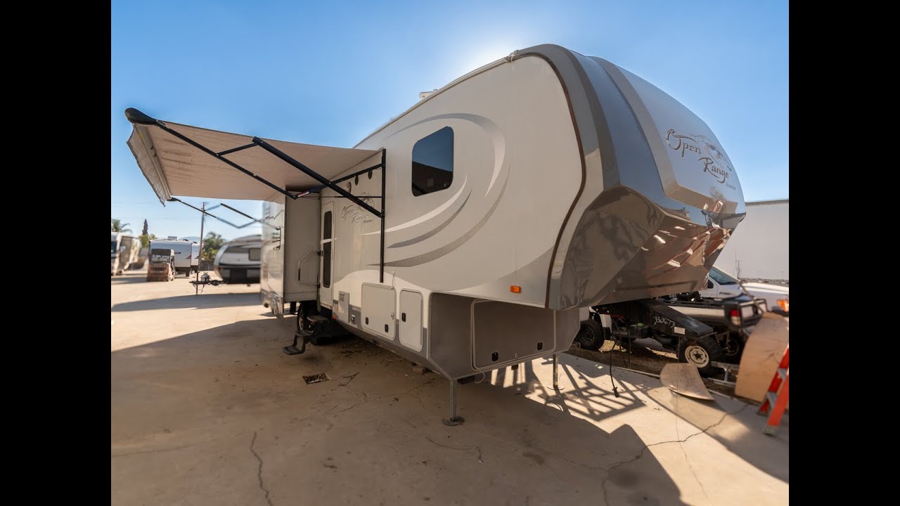 2014 Open Range RV Roamer 367BHS w/ 4 Slides 5th Wheel - YouTube