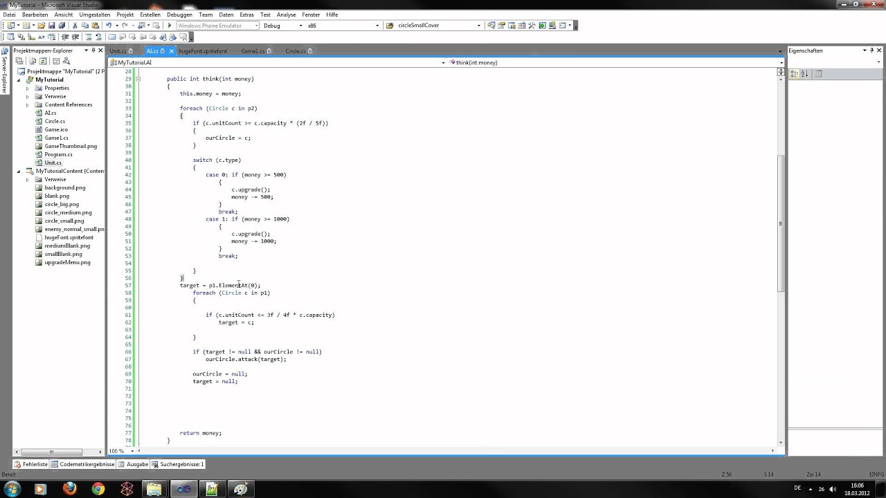 How to make a game Chapter 8 Pt2: AI? Thought so! - YouTube