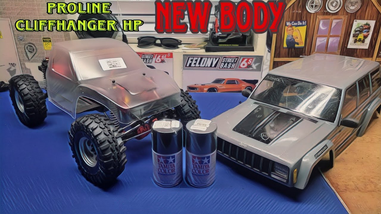 Axial SCX10 II Gets a Proline Cliffhanger HP Cab Only Body - YouTube