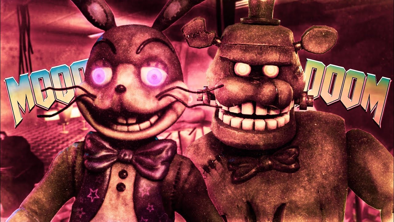 O FNAF DOOM COM GRÁFICOS PERFEITOOOOS!!! | FNAF 1 Doom Reborn Android # ...