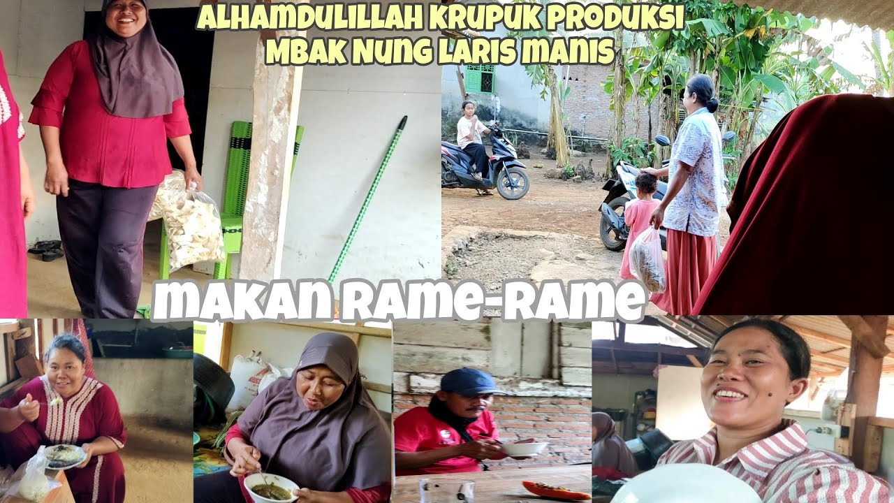 Ajak saudara mampir ke rumah Mbak Nung makan rame-rame di dapur || Mbak ...