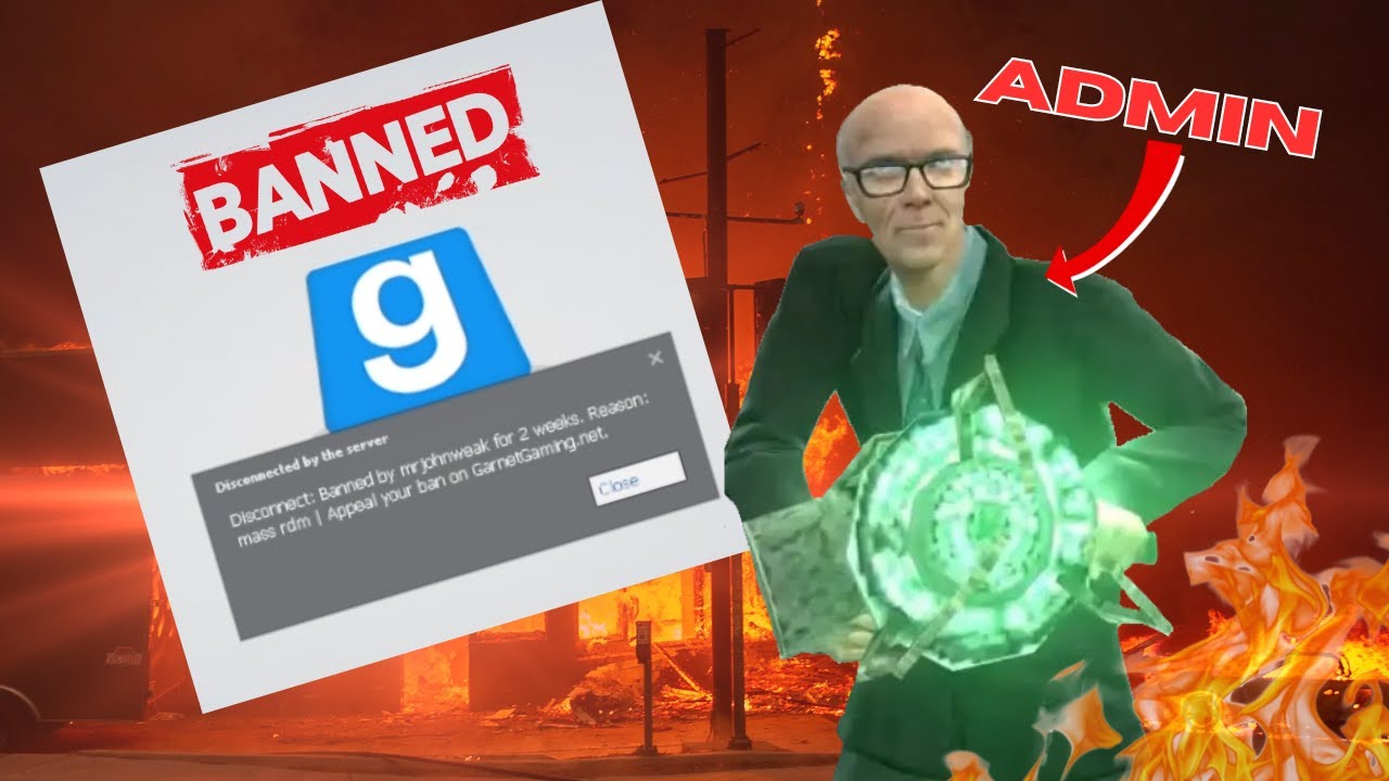 how to get banned from gmod rp - YouTube