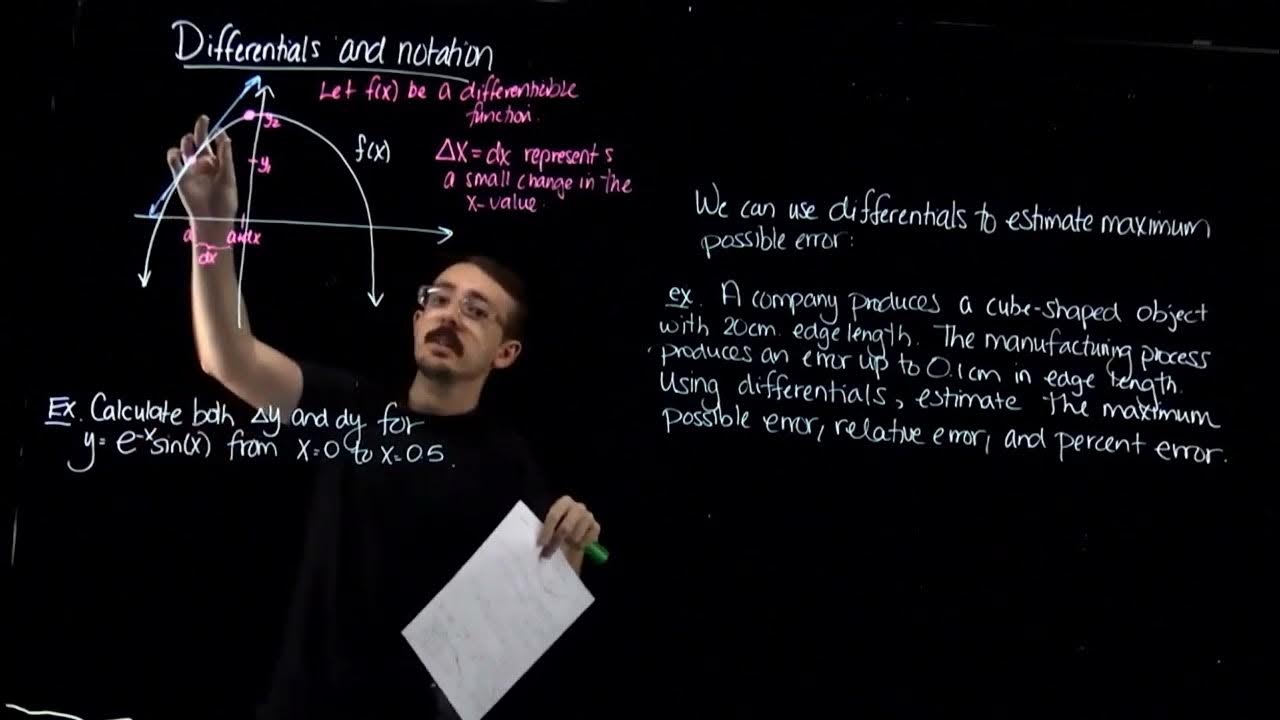 Lecture 19 - Linear Approximations and Differentials - YouTube