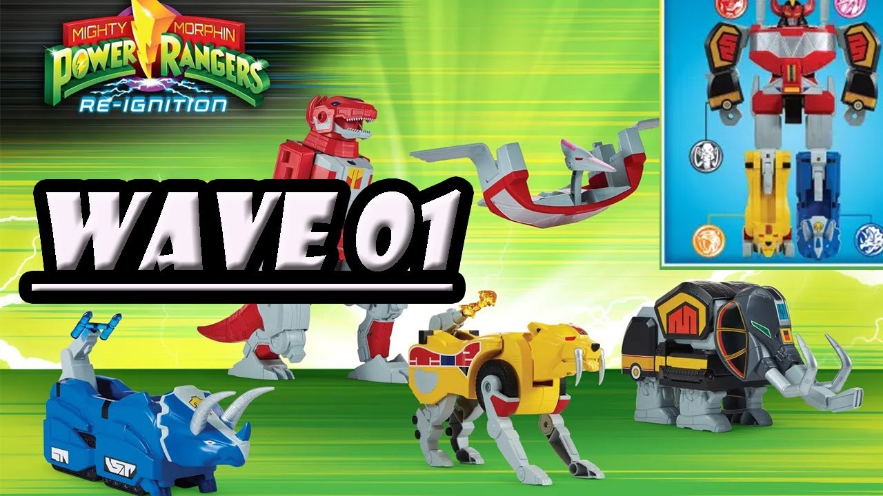 Mighty Morphin Power Rangers Re-ignited Wave 01 Revealed | Megazord ...