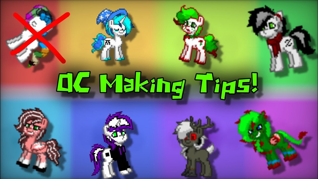 OC Making Tips For Pony Town Anywhere Else YouTube oc-making-tips-for-pony-town-anywhere-else-youtube