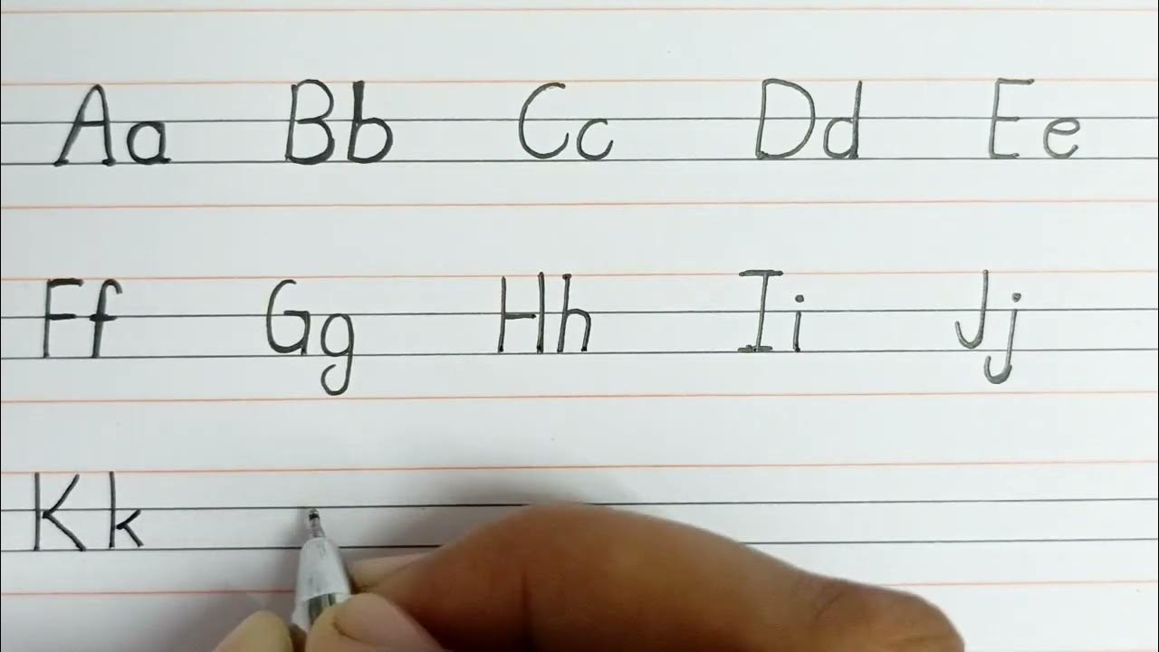Writing Alphabet | Learning | Alphabet A to Z | Capital And Small ...