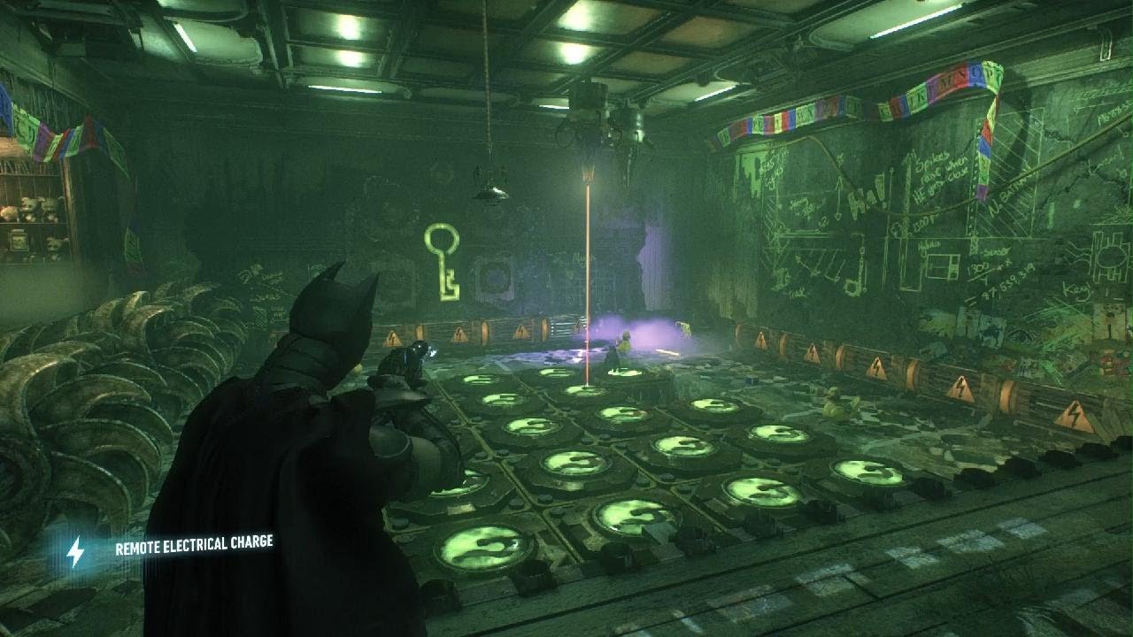 BATMAN: ARKHAM KNIGHT Riddler missions pt2 - YouTube