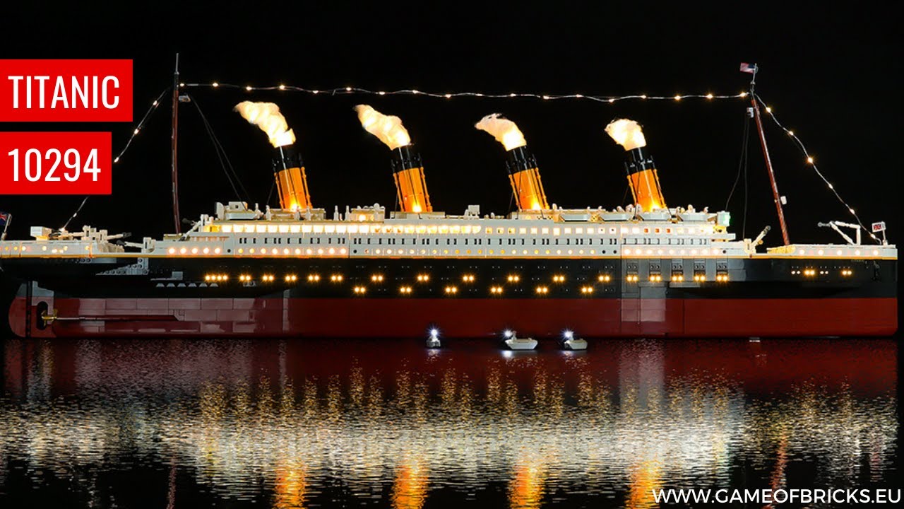 LED Light Kit for LEGO Titanic 10294 Light Kit (Remote Version) - YouTube