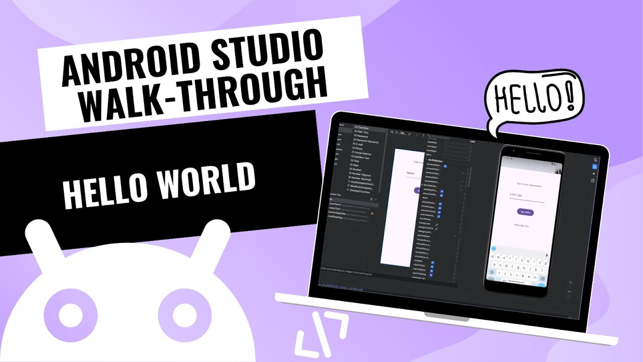 Android Studio | Hello World Android Tutorial - YouTube