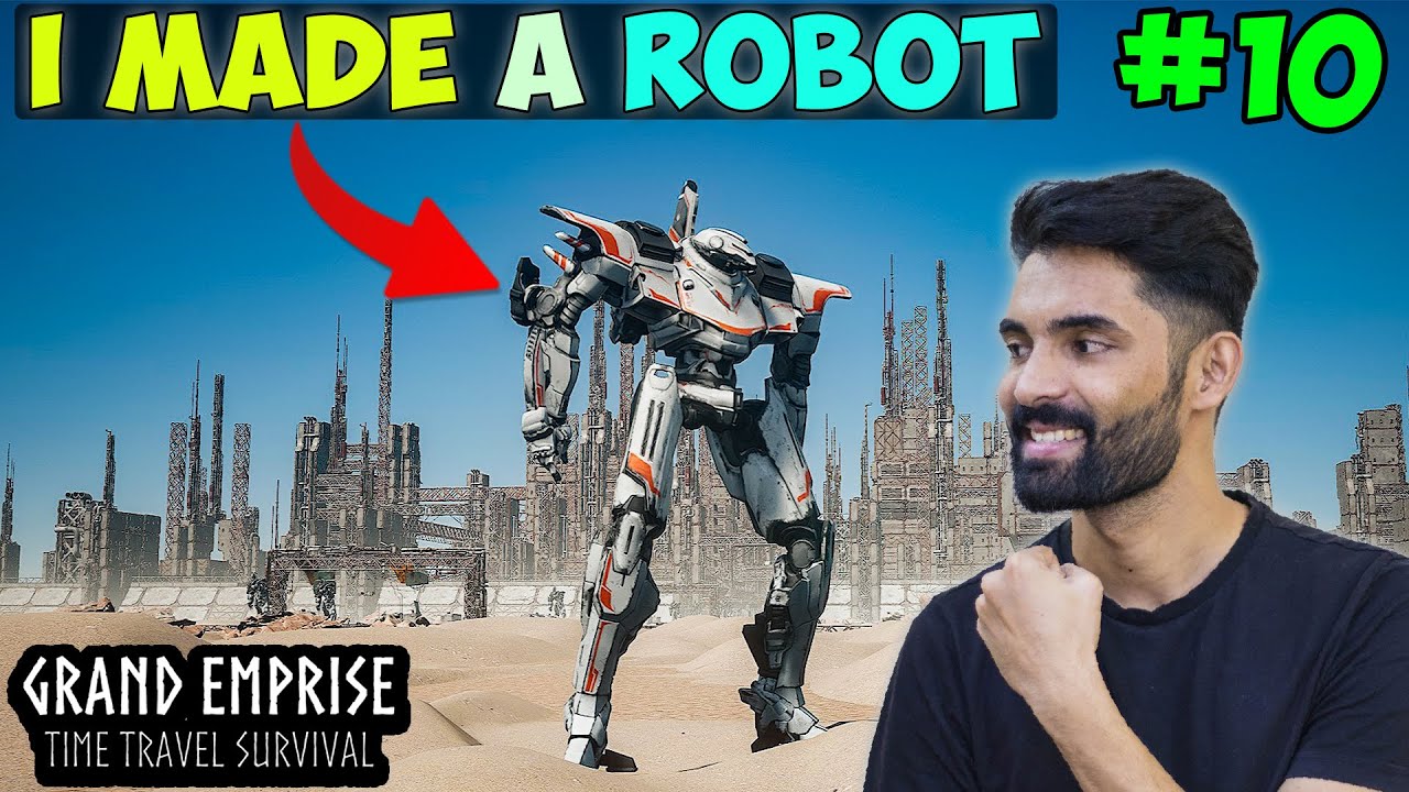I Built a Robot for War - Time Travel Survival Gameplay #10 - YouTube