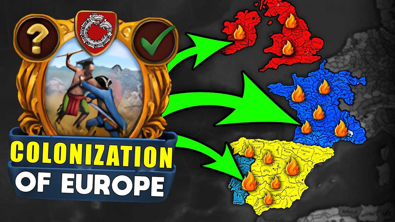 What IF AZTEC Colonize EUROPE? EU4 GUIDE 2024 - YouTube