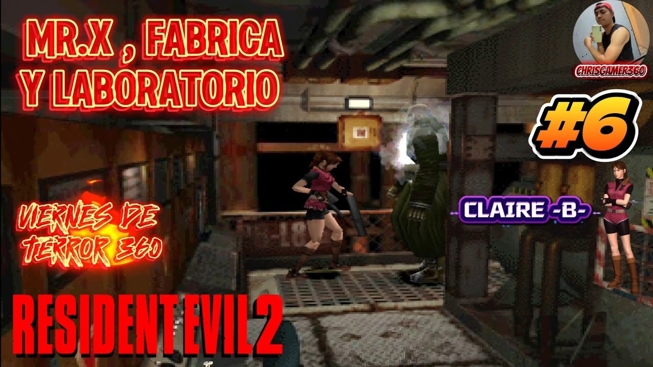 Resident Evil 2 [PS1] Capítulo 6: MR. X Desatado, Fábrica y Laboratorio ...