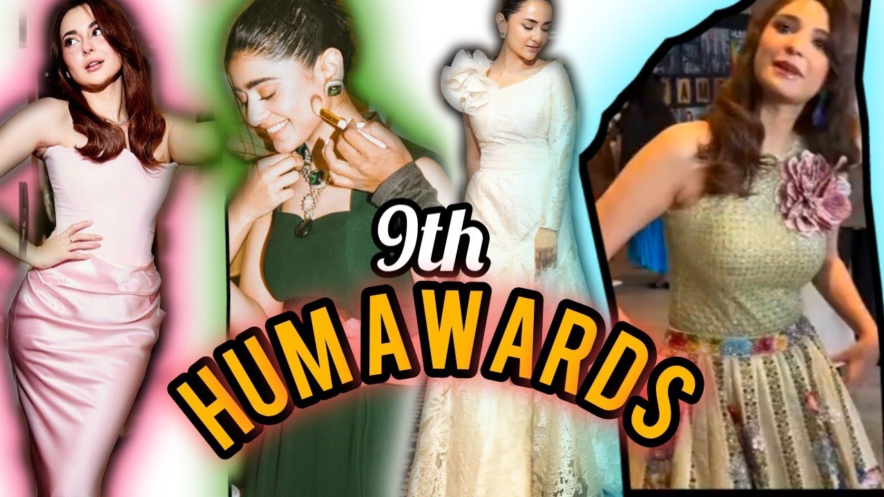 Pakistani celebrities at hum awards||Celebrities at 9th hum awards ...