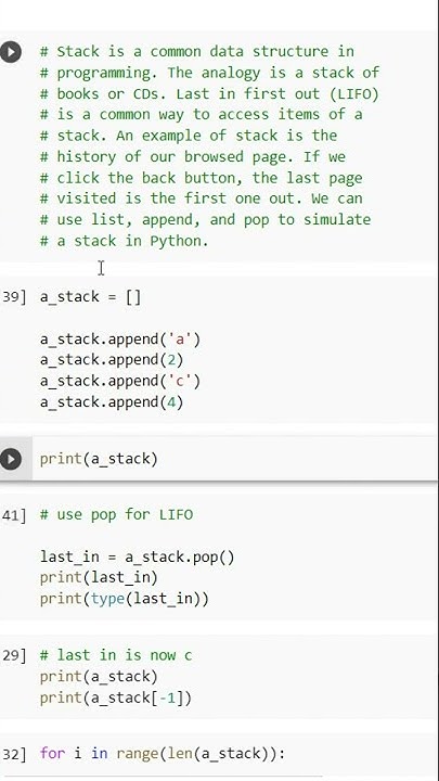 How To Simulate A Stack Data Structure In Python Python Education Programming Pythons