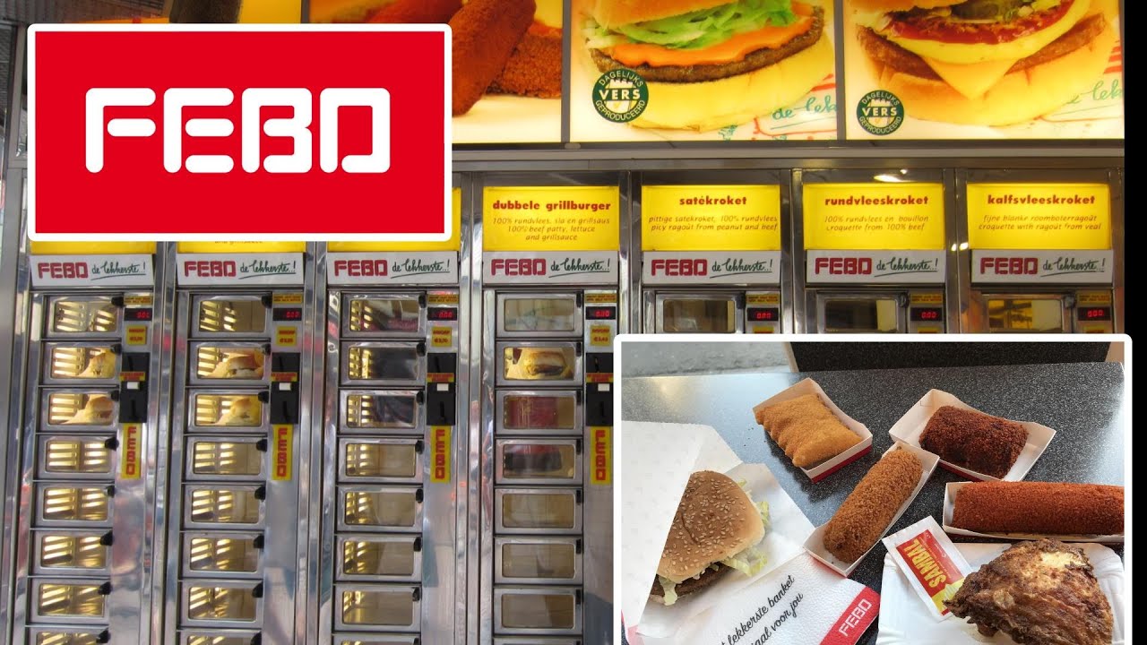 FEBO | HOT FOOD VENDING MACHINES | AMSTERDAM NETHERLANDS | HOW TO AND ...