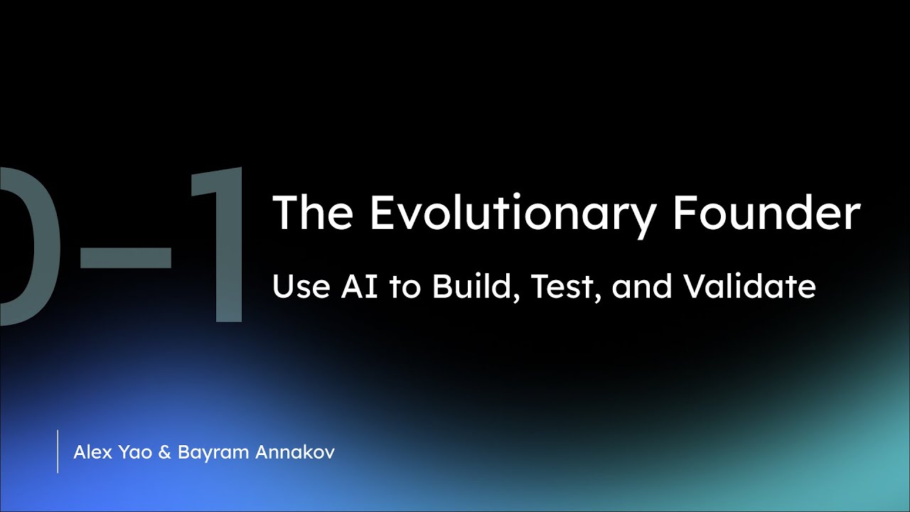 The Evolutionary Founder: Build 3 MVPs in 3 Weeks with AI (with Alex ...