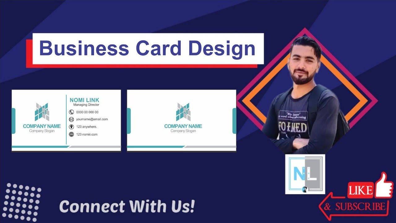 Business card Design | Illustrator Tutorials |How to Creat Business ...