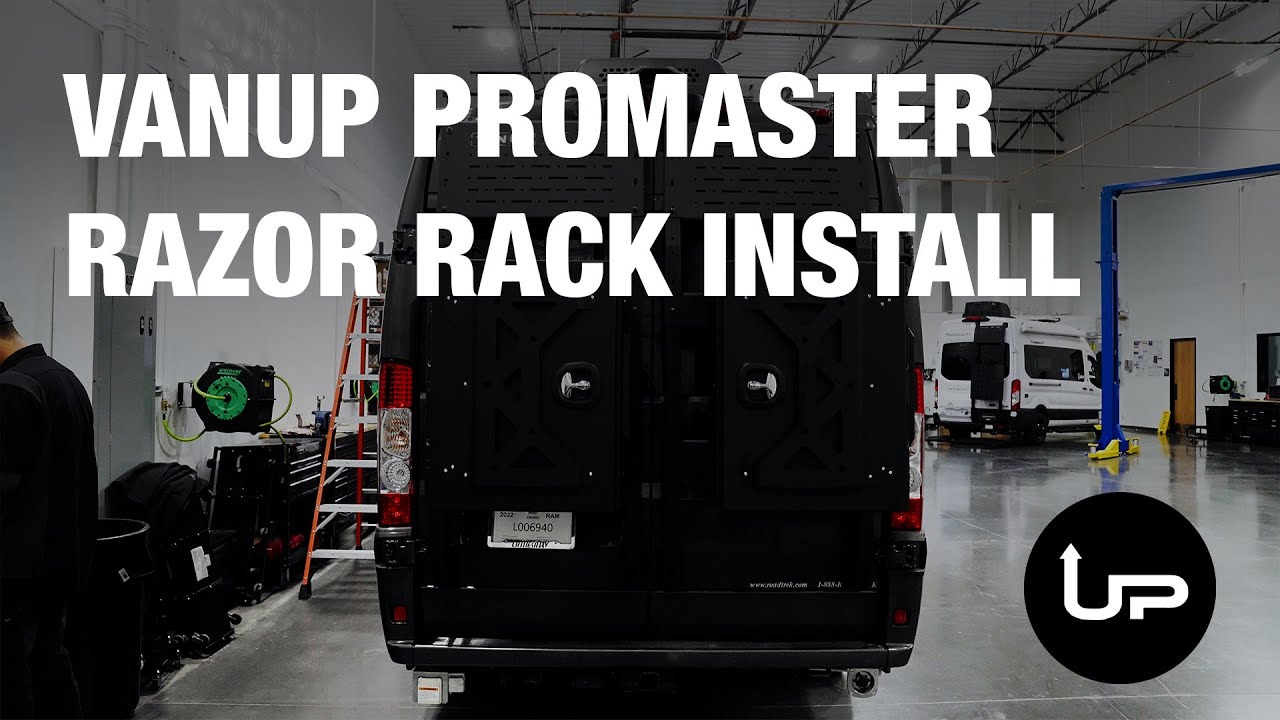 VanUp Promaster Razor Rack | Overview - YouTube