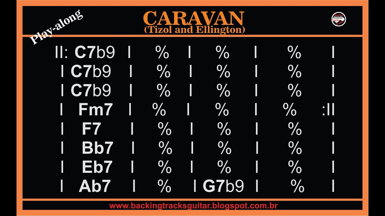 Caravan Backing Track Play Along Jazz Jam Track Youtube