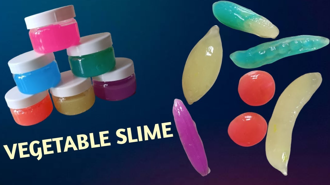 "DIY Slime Vegetables: Fun & Easy Slime Tutorial for Kids | Creative ...